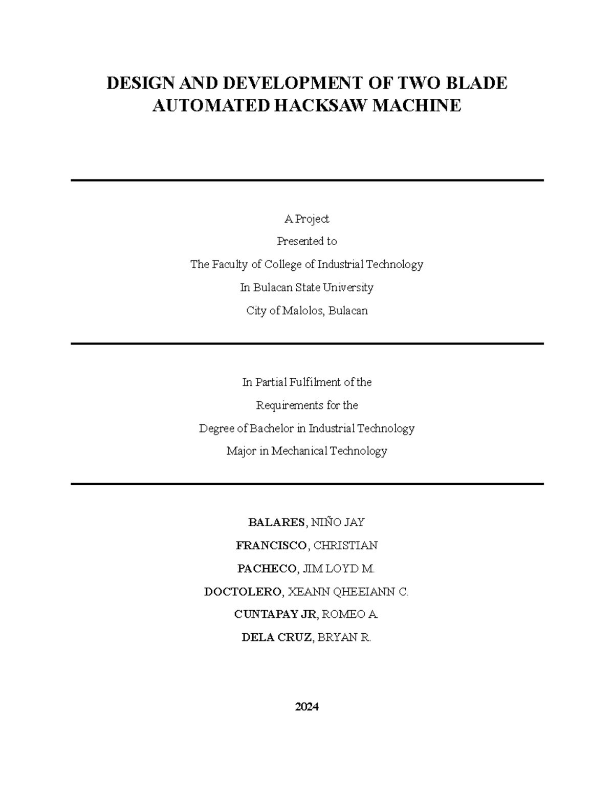 Inbound 456252262752020981 - DESIGN AND DEVELOPMENT OF TWO BLADE ...