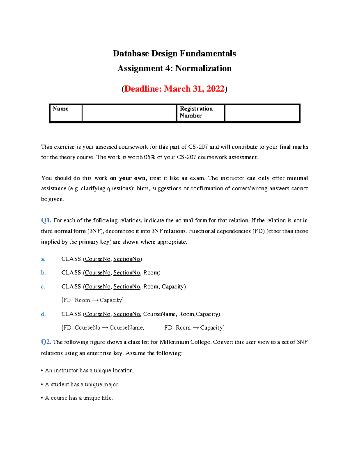 Assignment-4 - DSDSDSD - Database Design Fundamentals Assignment 4 ...