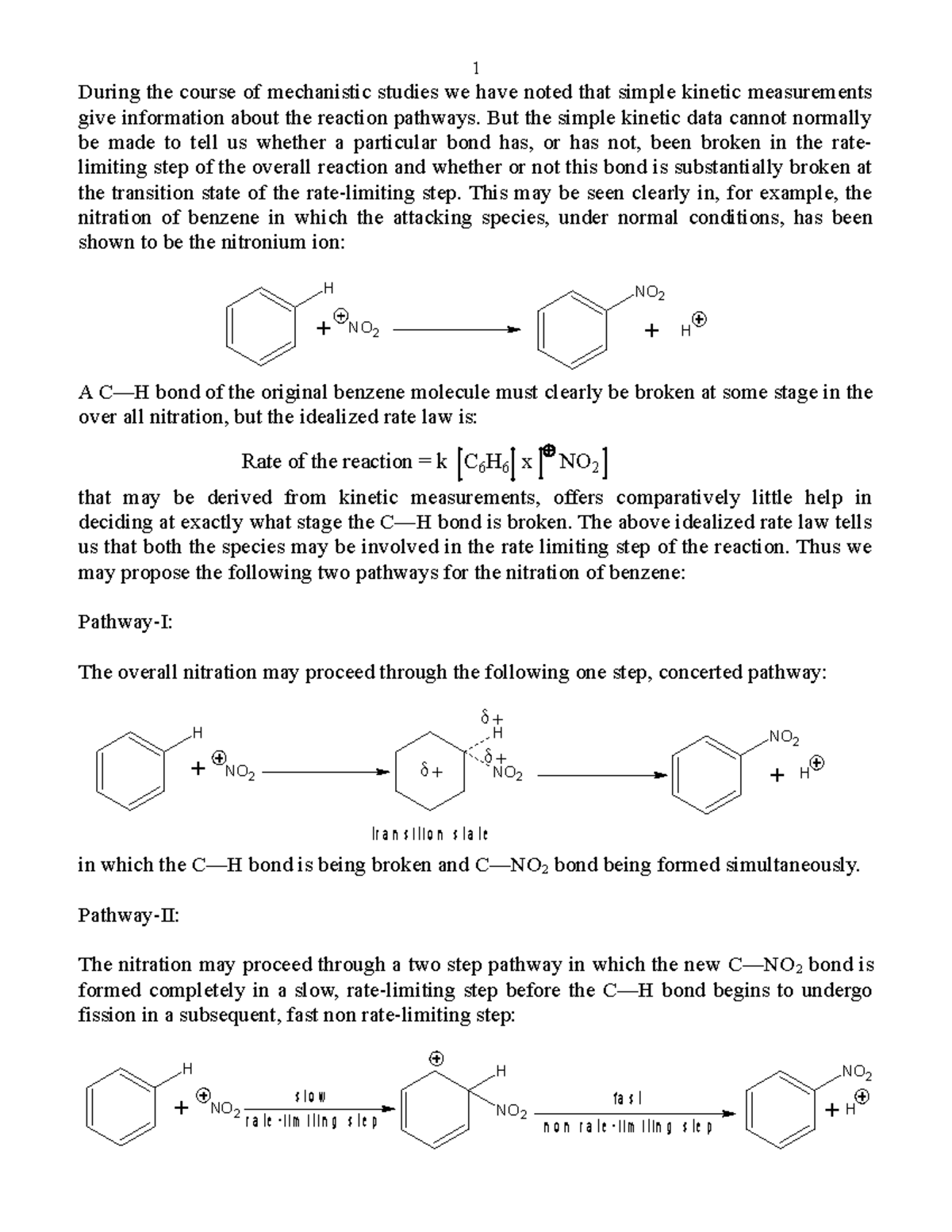 Uses of isotopes - kinetic and non-kinetic - During the course of ...