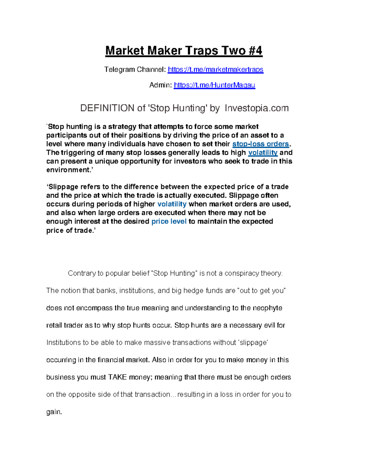 4 594751422007 2404205 - Market Maker Traps Two Telegram Channel: t ...