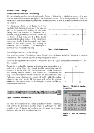 Fits Between Mating Parts: Lecture notes - A2/ASE2/TMA2 Design Fits ...