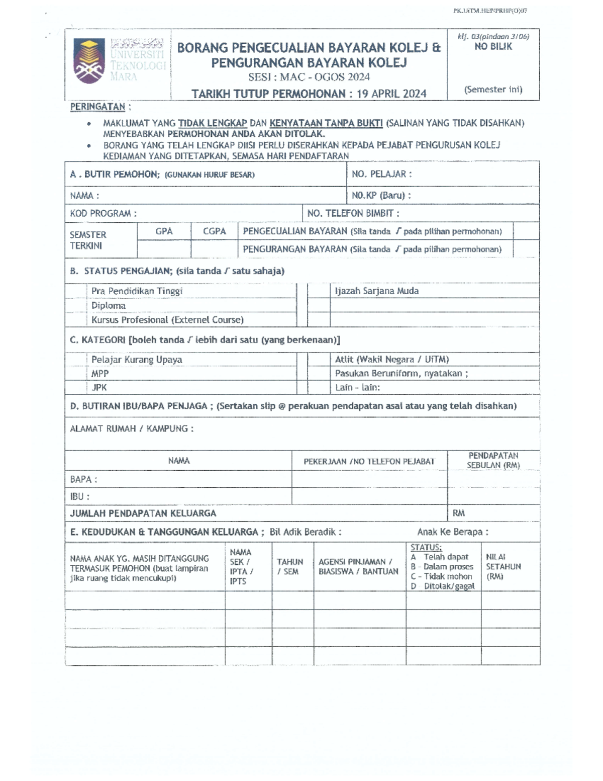 Borang borang borang - Statistic - Studocu