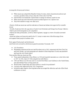 African American History- Rising Expectations- African Americans and ...