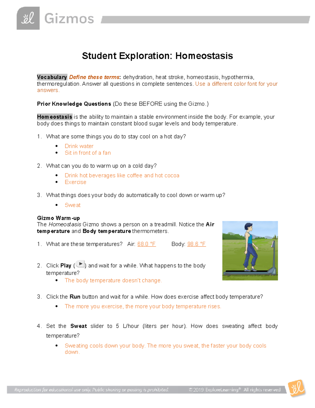 Homeostasis Vocabulary and Thermoregulation Study - Studocu