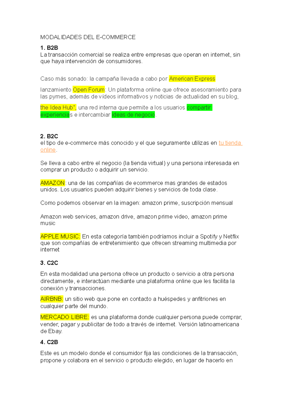 Modalidades del E-commerce - MODALIDADES DEL E-COMMERCE 1. B2B La ...