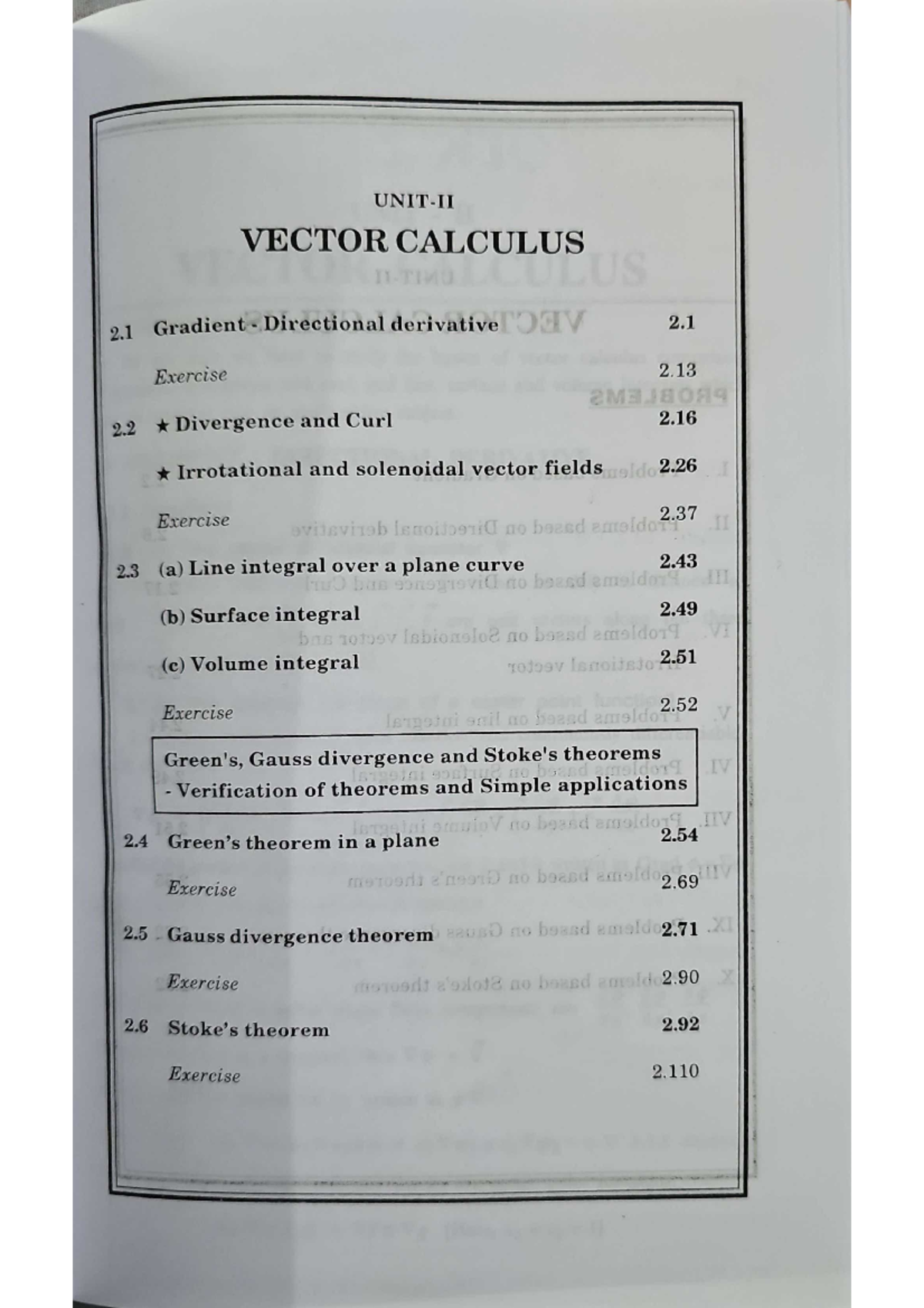 Maths Unit 2 Vector Calculus - Calculus and linear algebra - Studocu
