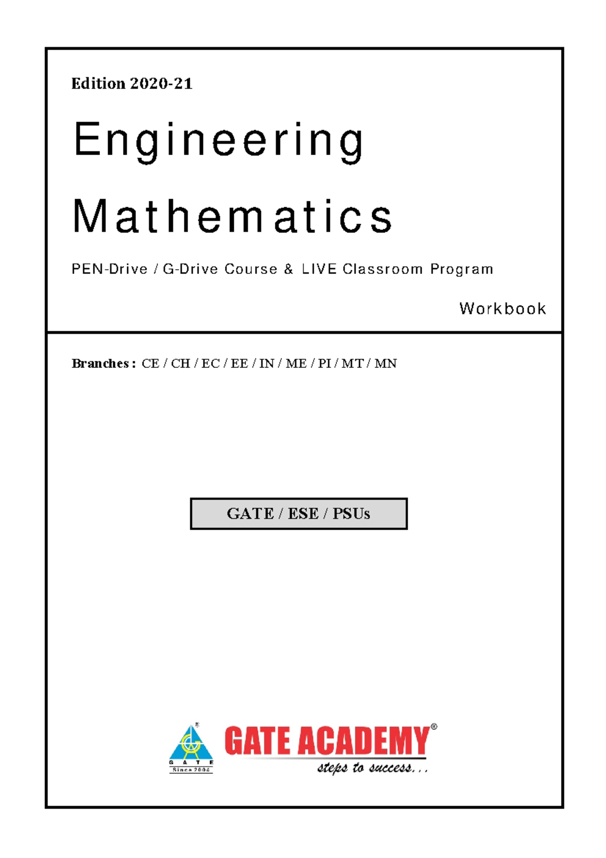 1. Engineering Maths - Edition 2020- En g i n e e r i n g M a t h e m a ...