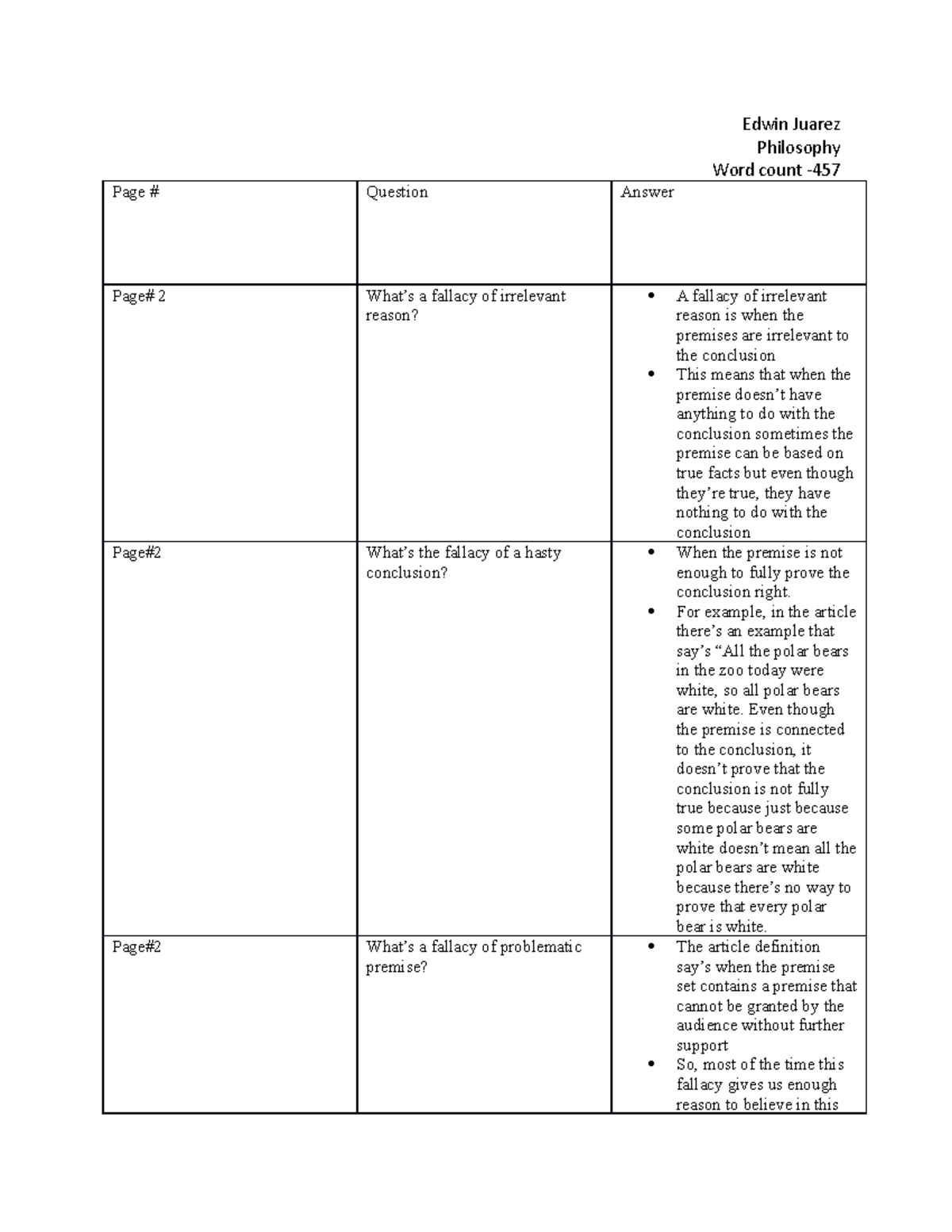 Socratic notes Ch 2- Critical thinking by example - Edwin Juarez ...