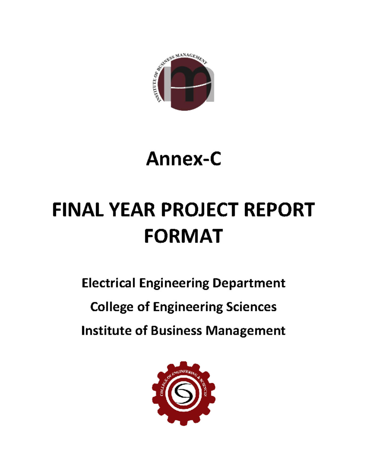 Summery of rserch - Annex-C FINAL YEAR PROJECT REPORT FORMAT Electrical ...