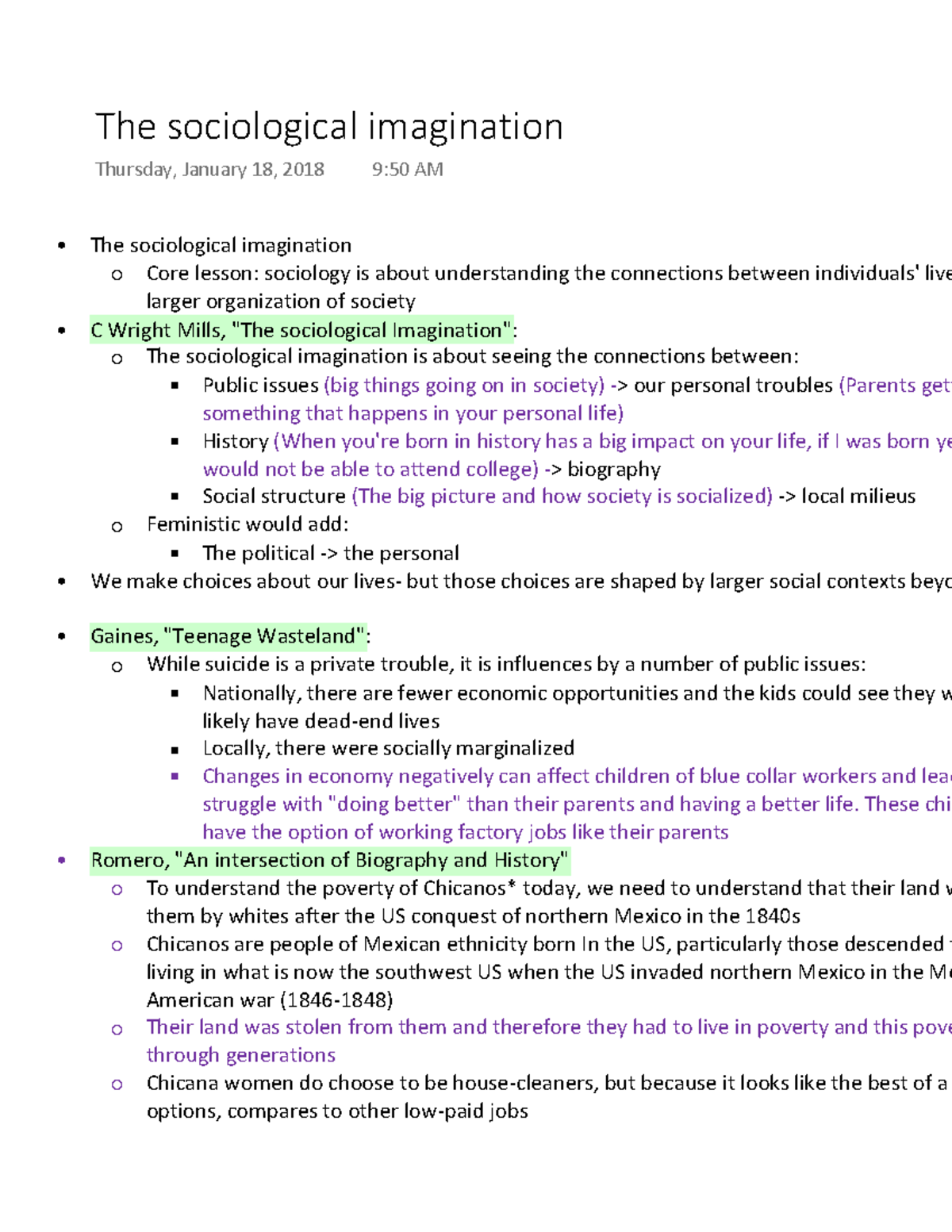 The sociological imagination - Warning: TT: undefined function: 32 The ...