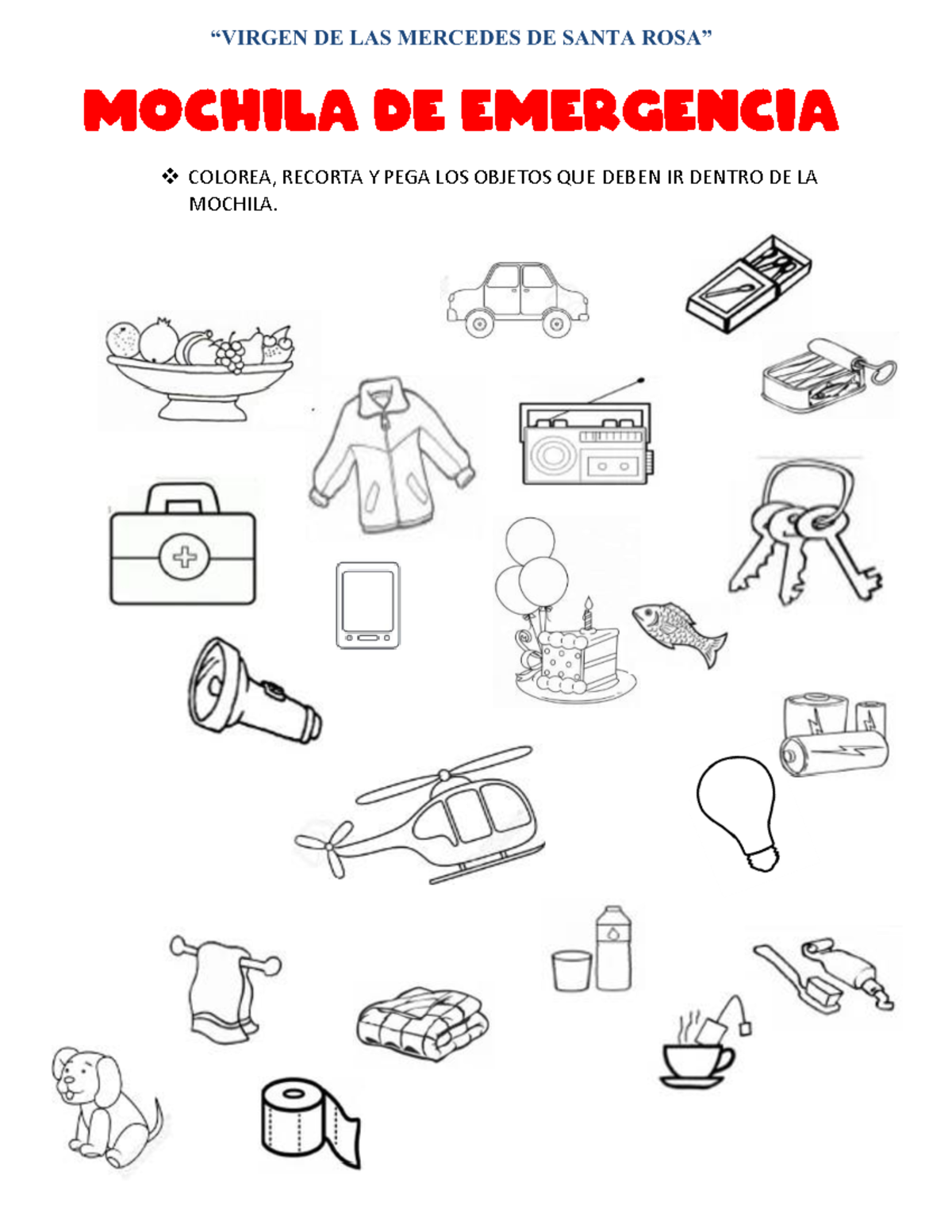 Mochila DE Emergencia 4TO - Psicología del Desarrollo I - MOCHILA DE ...