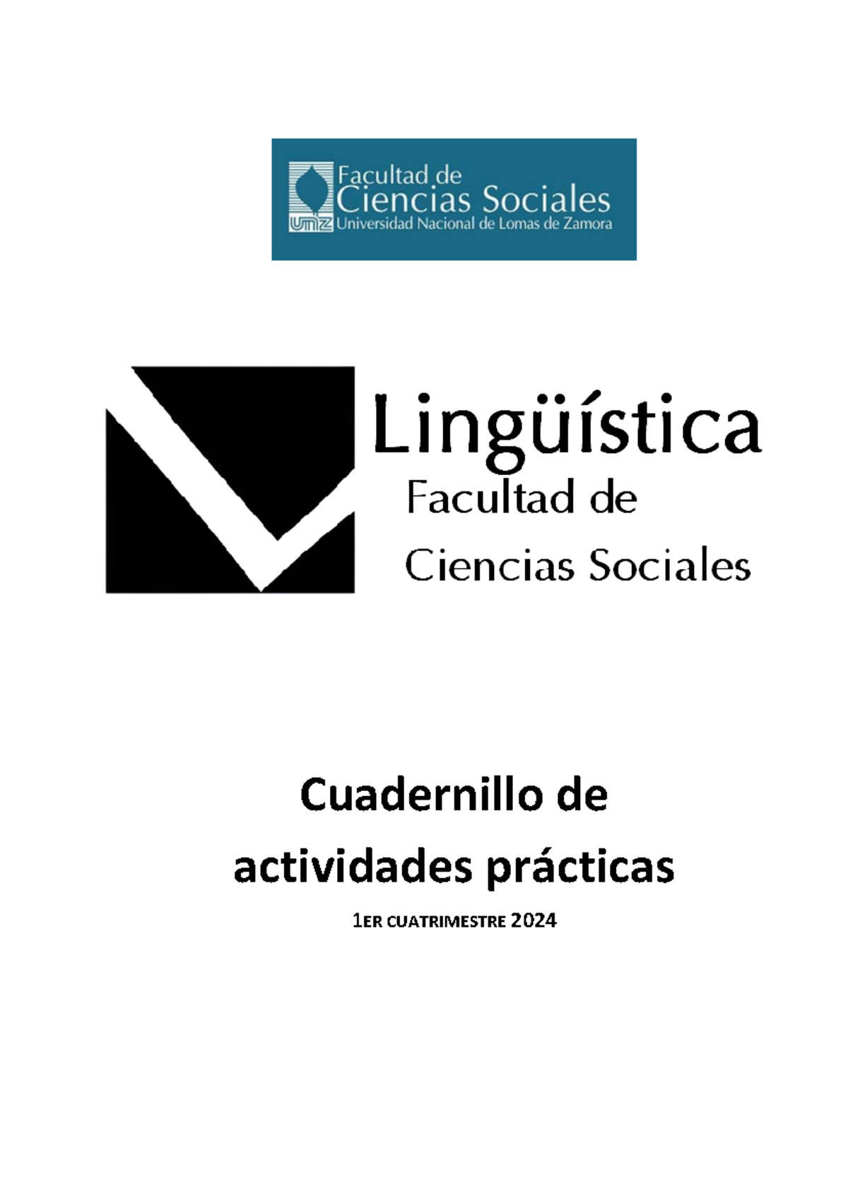 Cuadernillo TTPP 1ro 2024 - Cuadernillo de actividades prácticas 1 ER ...