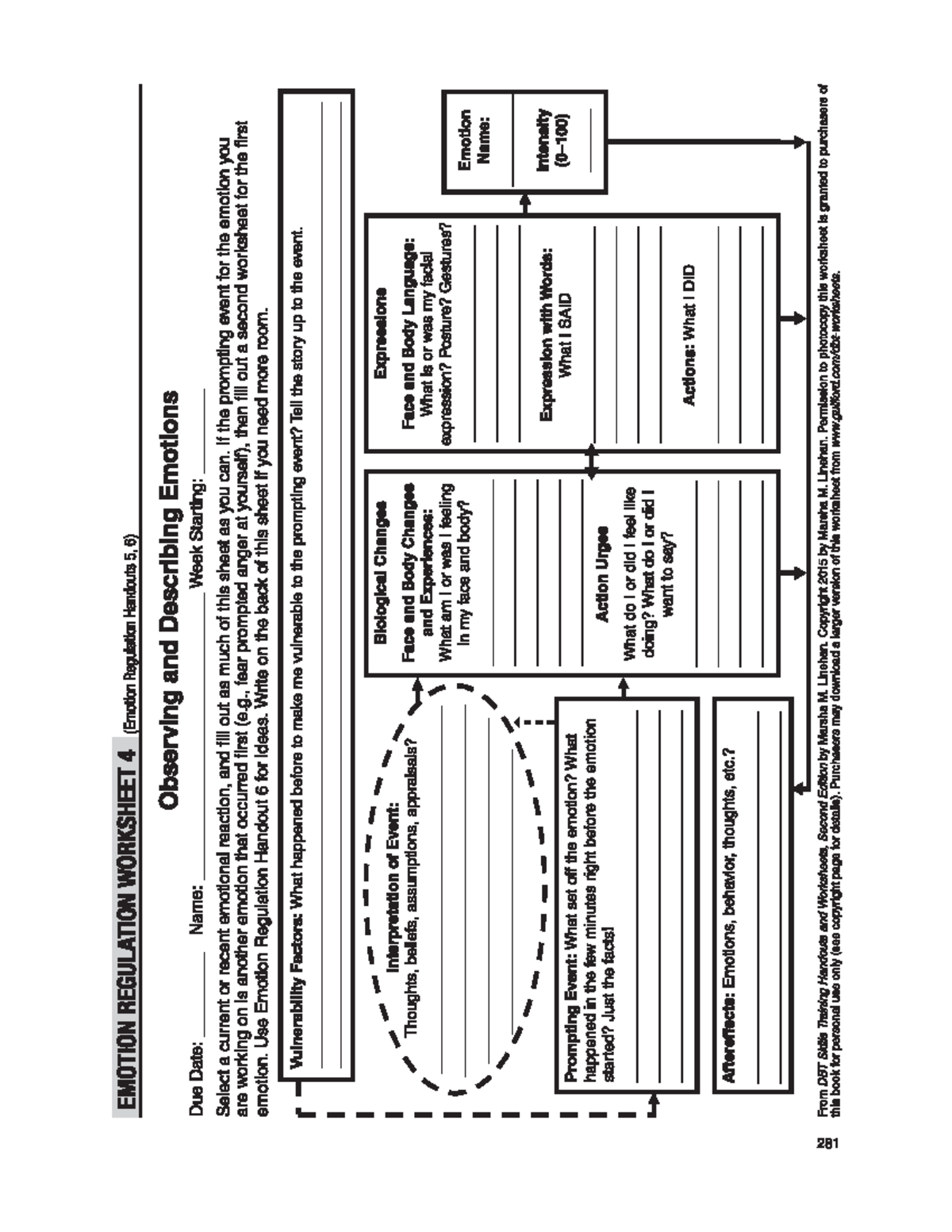 Observing and Describing Emotions worksheet - COUN 6660 - Studocu