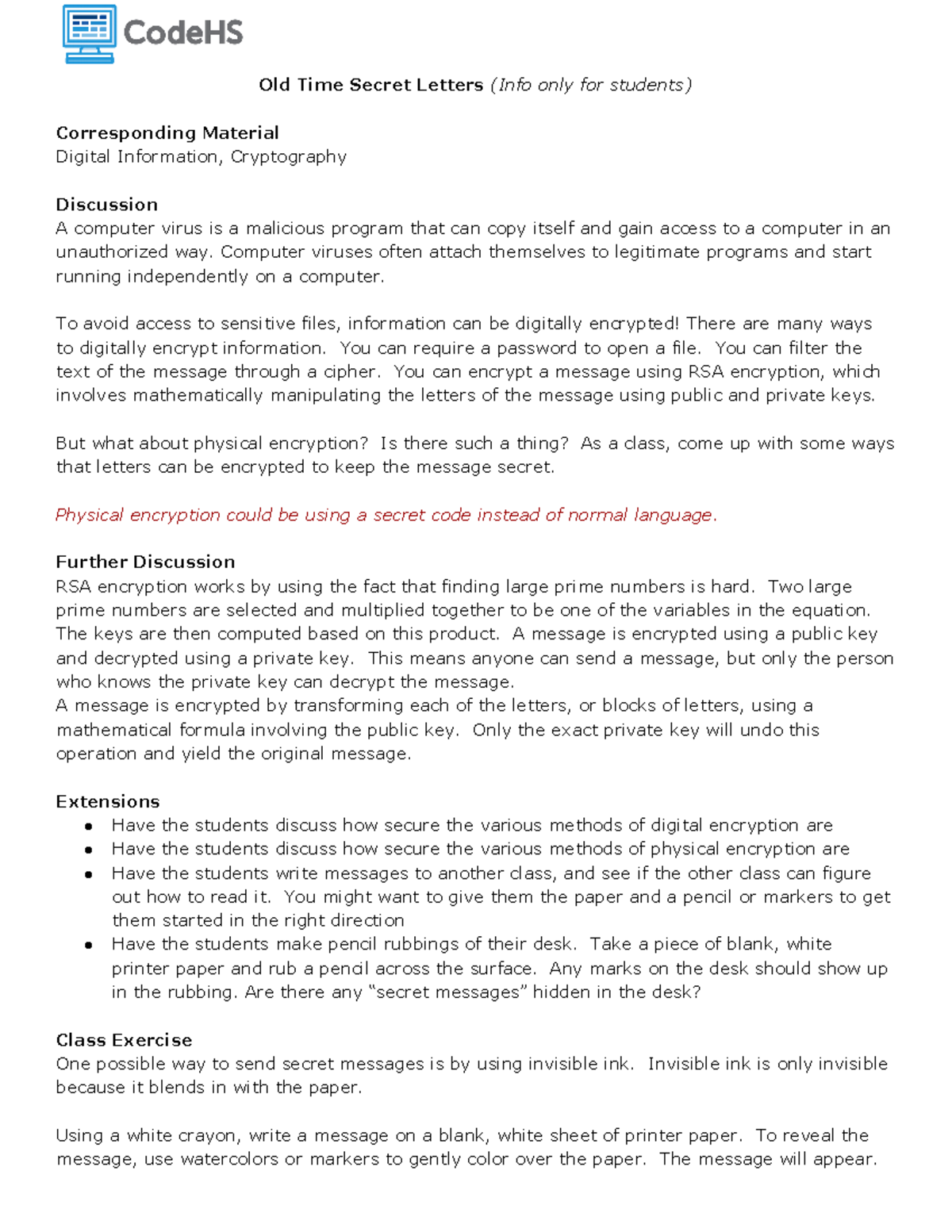 AP+CSP+ +Unit+8+ +Digital+Information+ ++Old+Time+Secret+Letters+(for ...