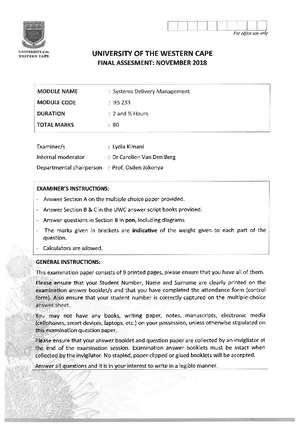 IFS233 Tutorial 4 (AON) case study 2024 - IFS233 Tutorial 4 (AON ...