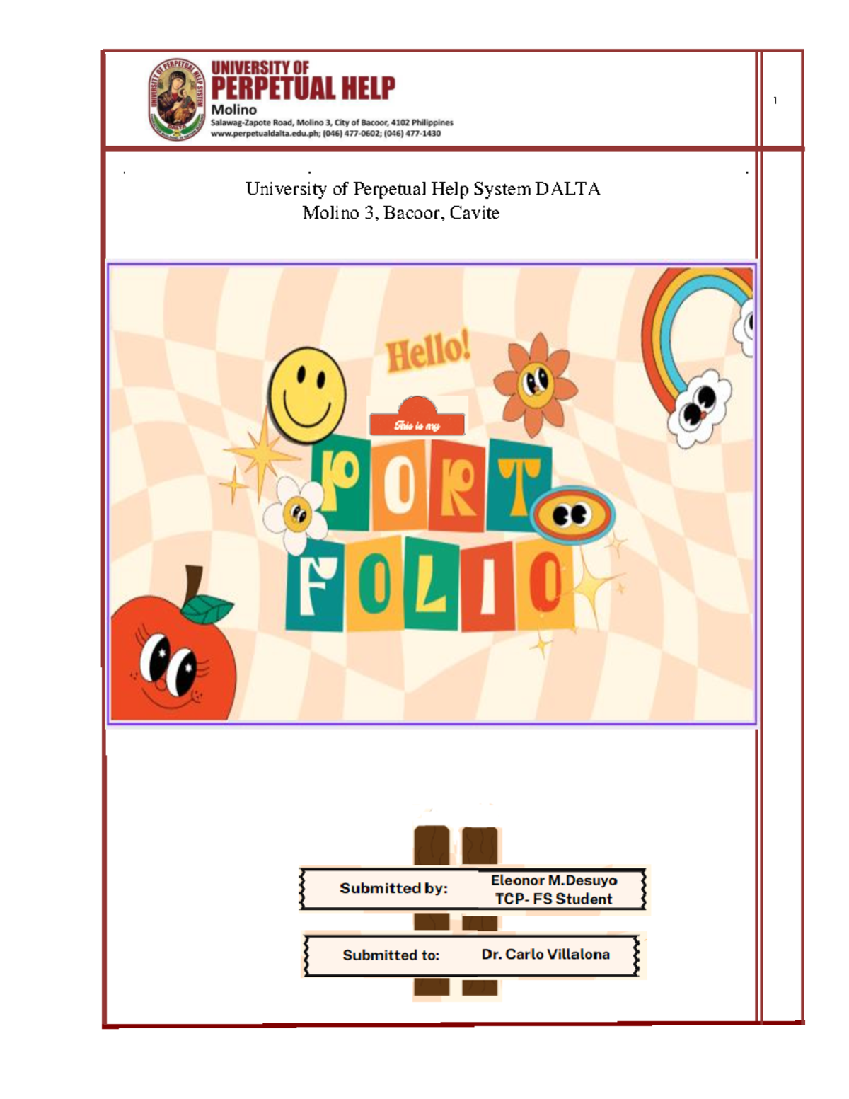 FIELD STUDY 2 LE 1-10 - University of Perpetual Help System DALTA ...
