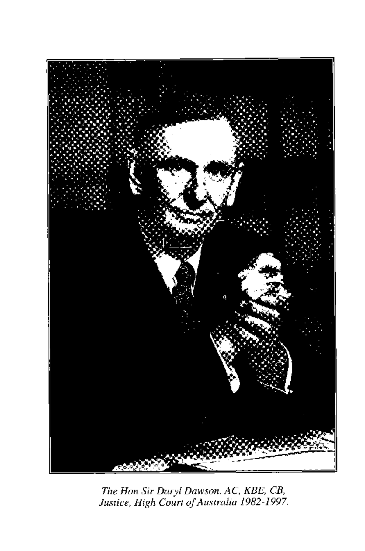 1-2 - The Hon Sir Daryl Dawson, AC, KBE, CB, Justice, High Court of ...