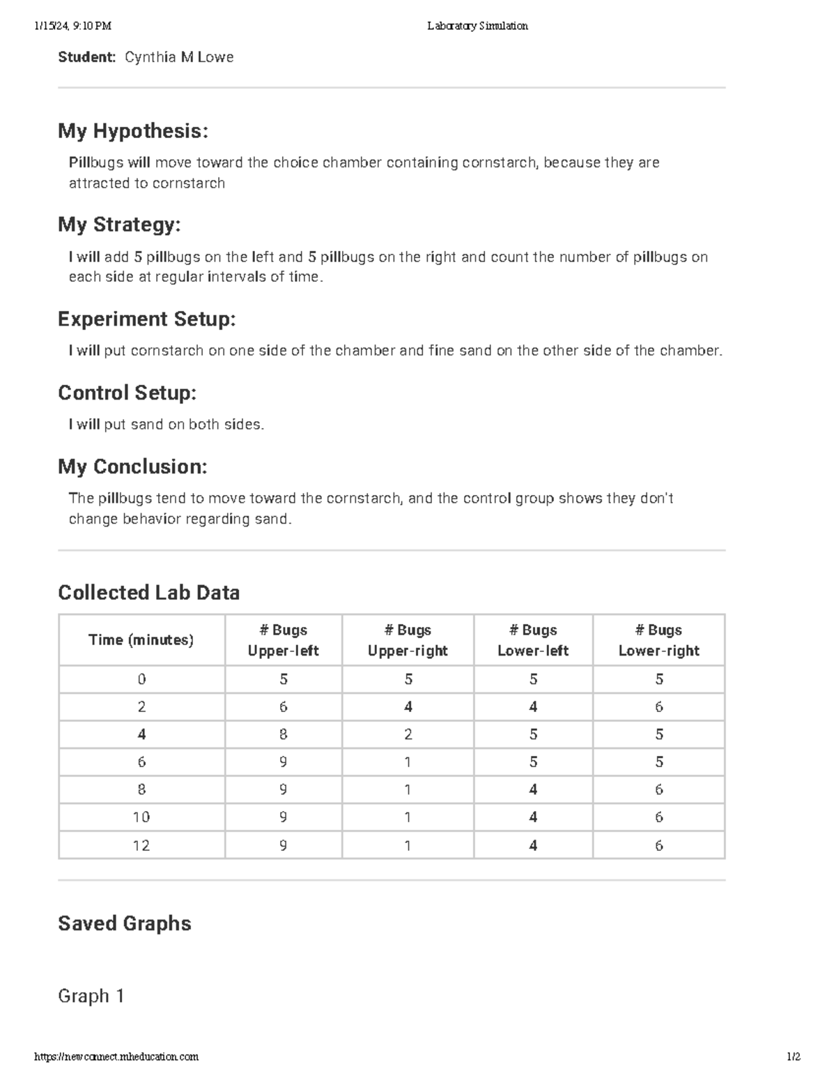 Scientific Method Exercise - 1/15/24, 9:10 PM Laboratory Simulation newconnect.mheducation 1 ...