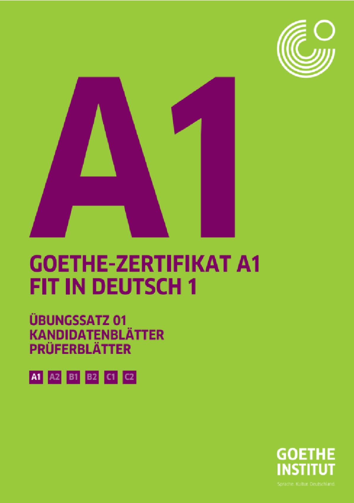 A1 start Set of practice exercises PDF 3a234937 ce - A1 FIT IN DEUTSCH ...
