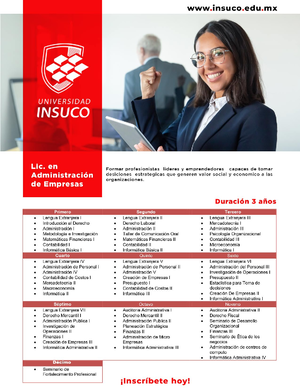 Universidad INSUCO - Studocu