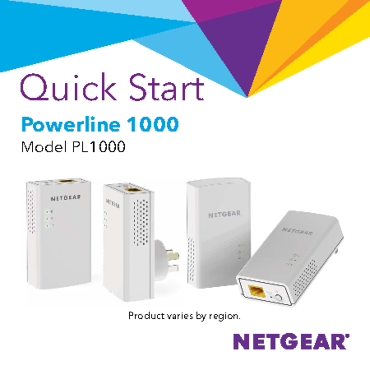 PL1000 QSG EN - Intro - Quick Start Powerline 1000 Model PL Product ...