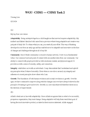 Notes for D196 Managerial and Financial Accounting - d196 - WGU - Studocu