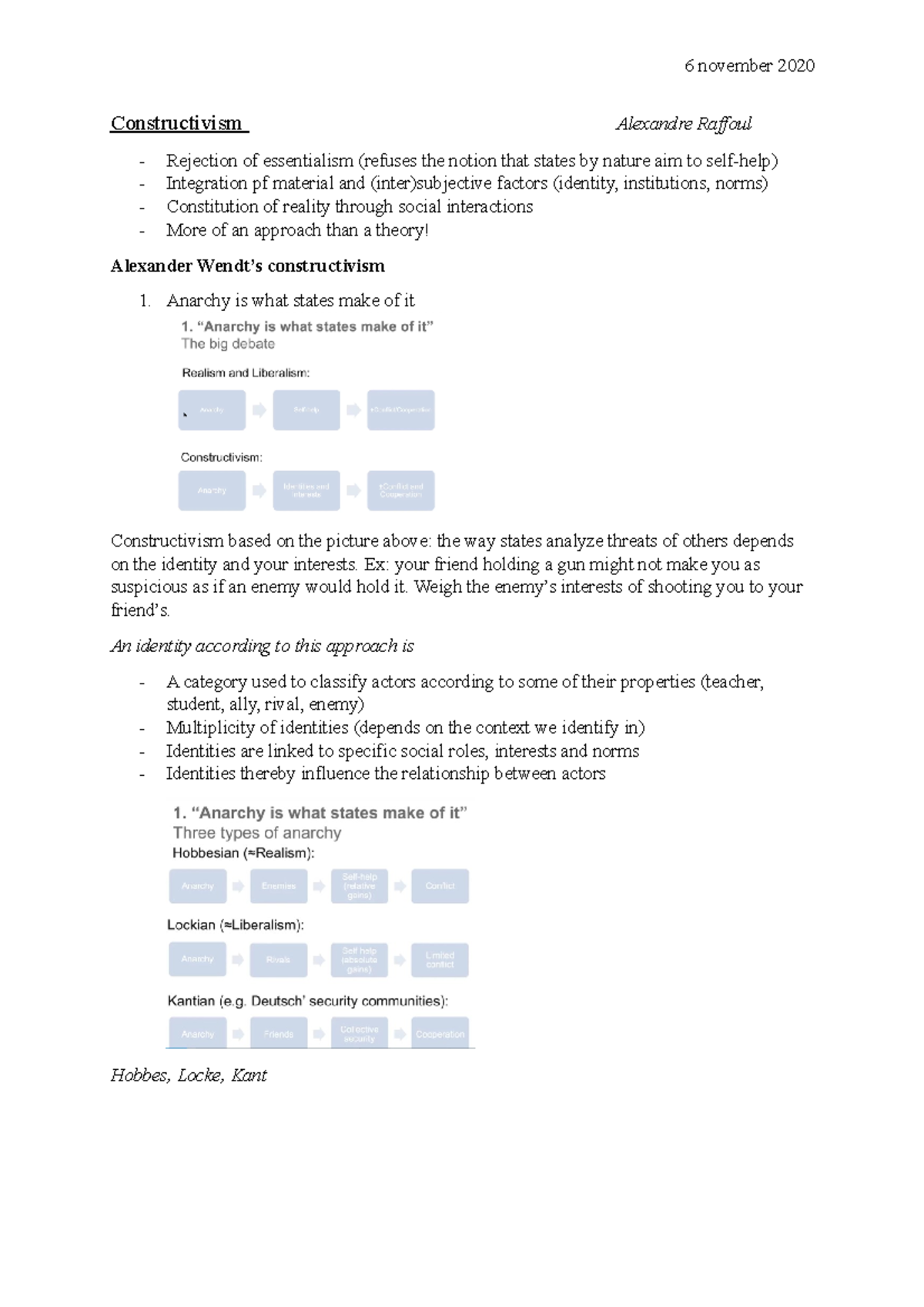 Constructivism lecture HT 2020 - 6 november 2020 Constructivism ...