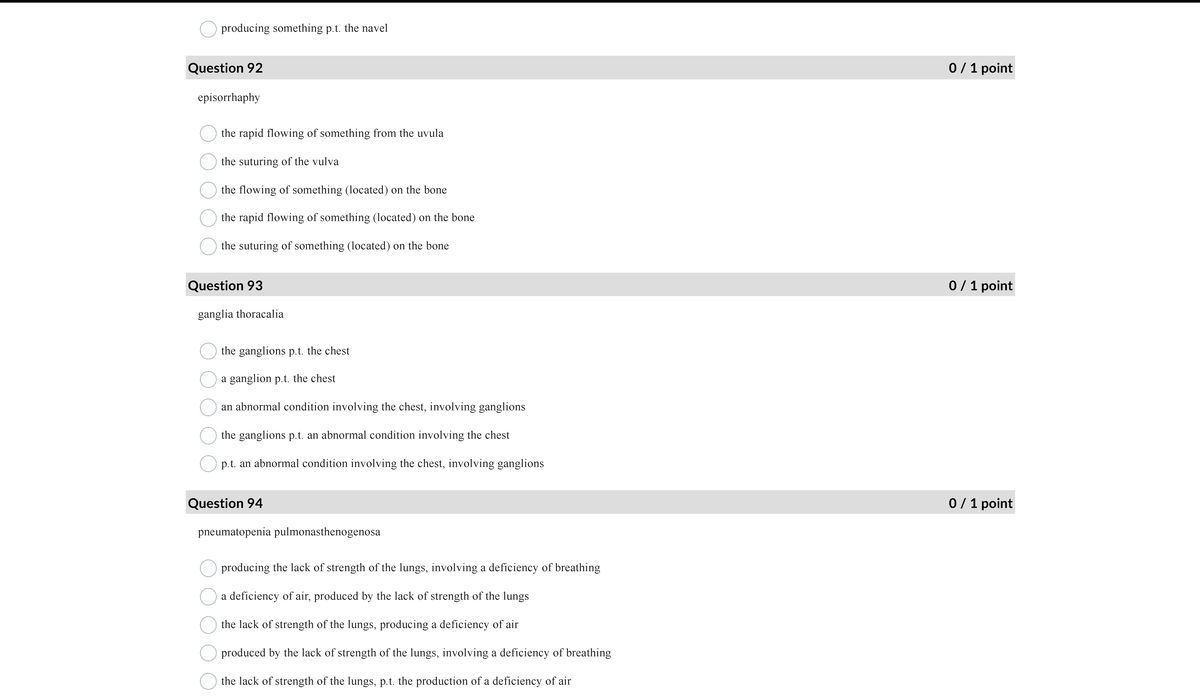 Quizzes - Classics 2MT3:Ancient Roots of Medical Terminology - Mc ...