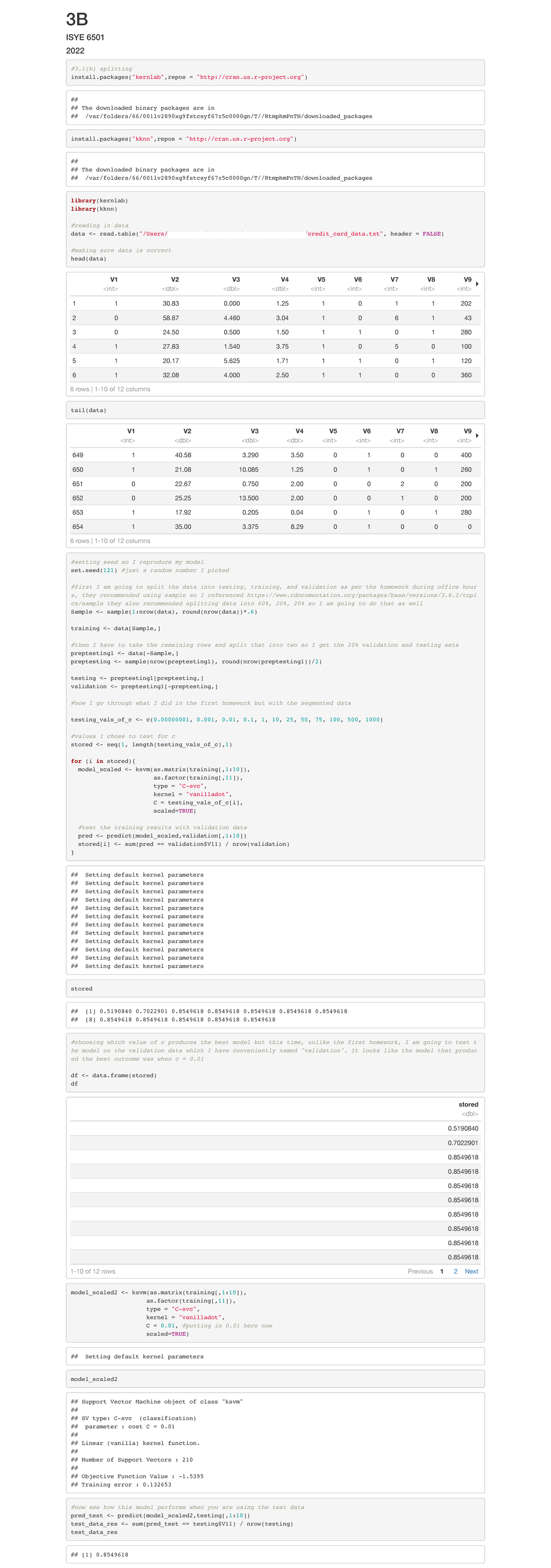 Week three homework (3B) - Previous 1 2 Next 3B ISYE 6501 2022 #3(b ...