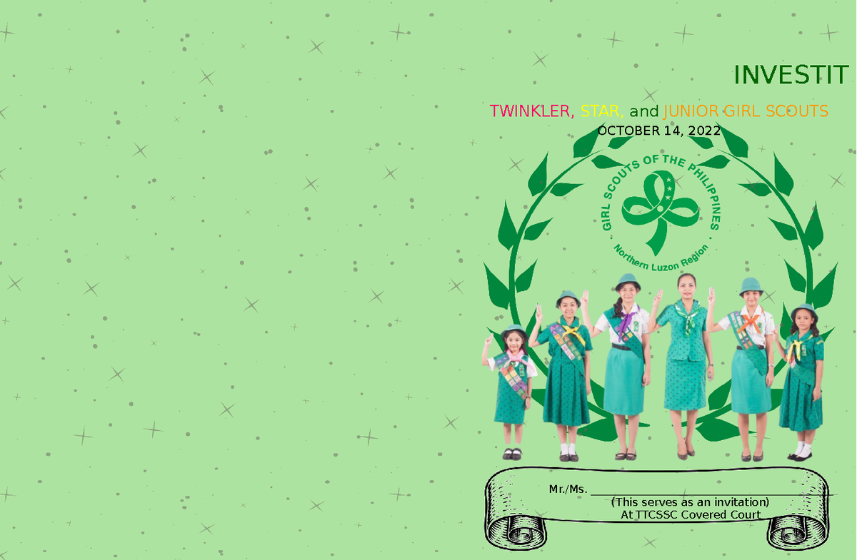 GSP- Investiture - OCTOBER 14, 2022 Mr./Ms