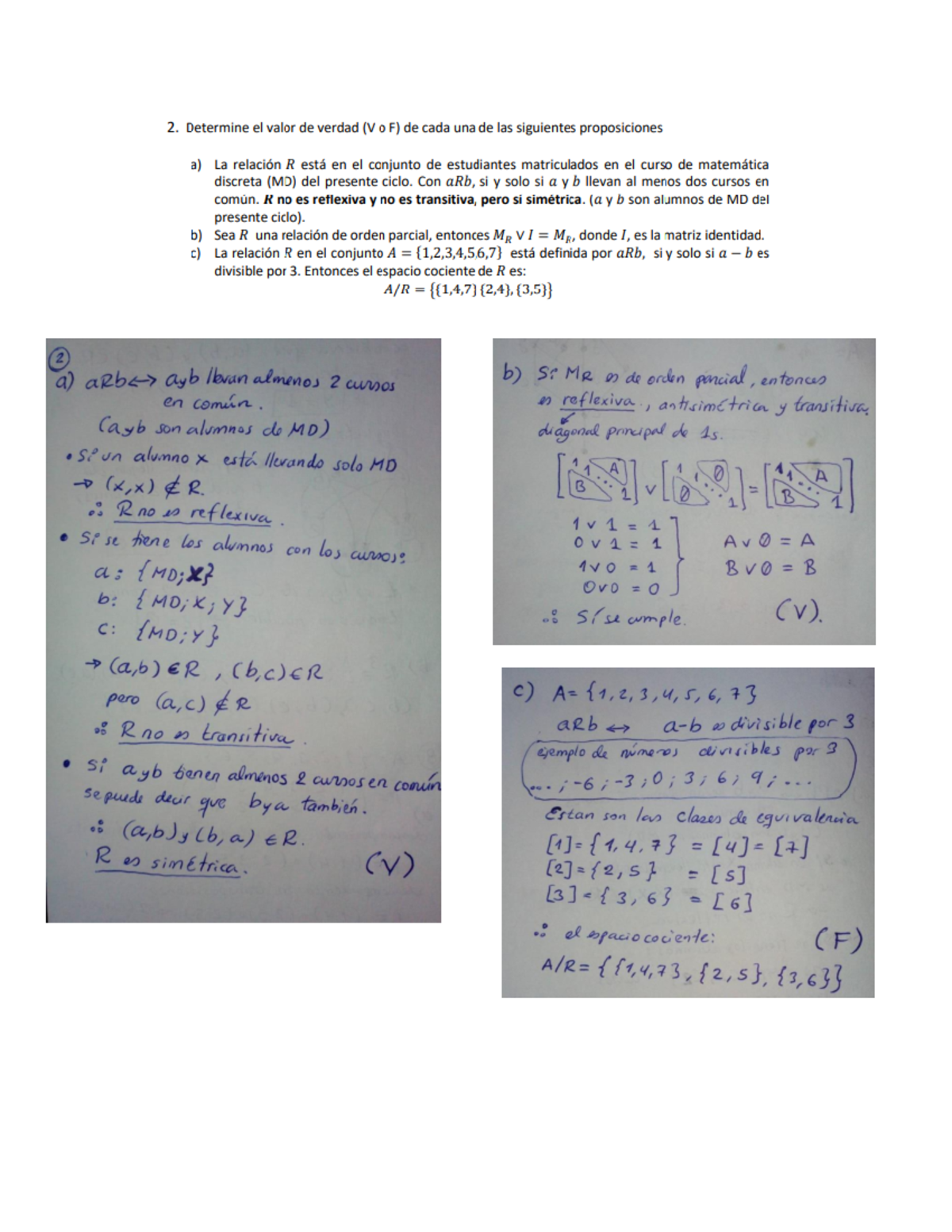 Clase Integral 2 - Matemática Discreta - Studocu