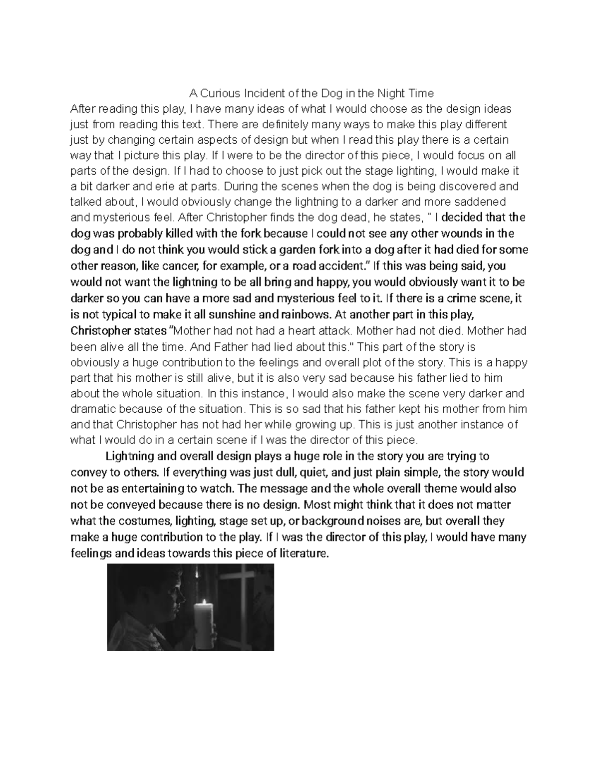 A Curious Incident of the Dog in the Night Time - There are definitely ...