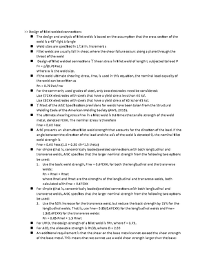 Structural Steel Design Notes list - STRUCTURAL STEEL DESIGN Advantages ...