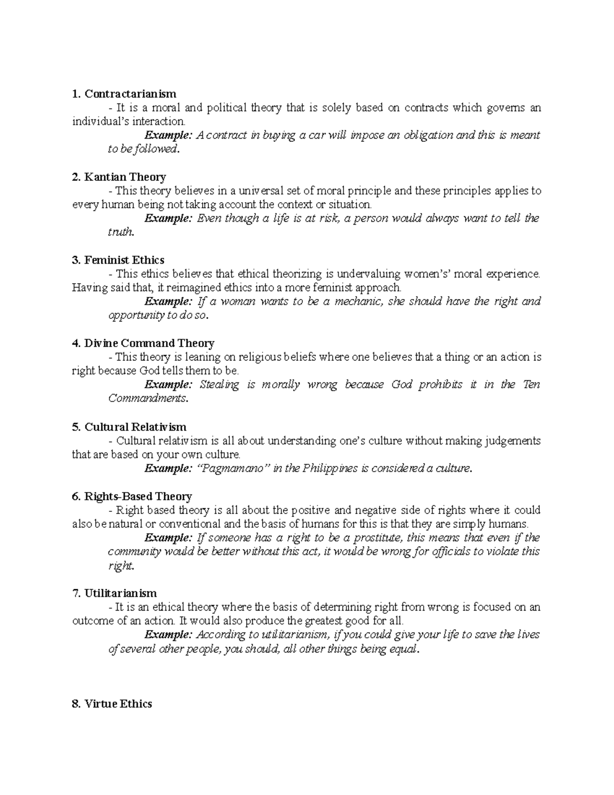 GE9Assignment 3 - Assingment in rizal life and works - Contractarianism ...
