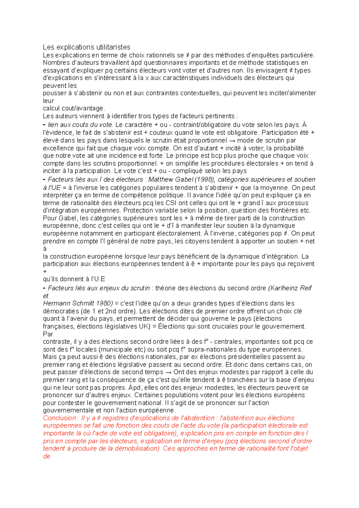 Les explications utilitaristes - Nombres d’auteurs travaillent àpd ...