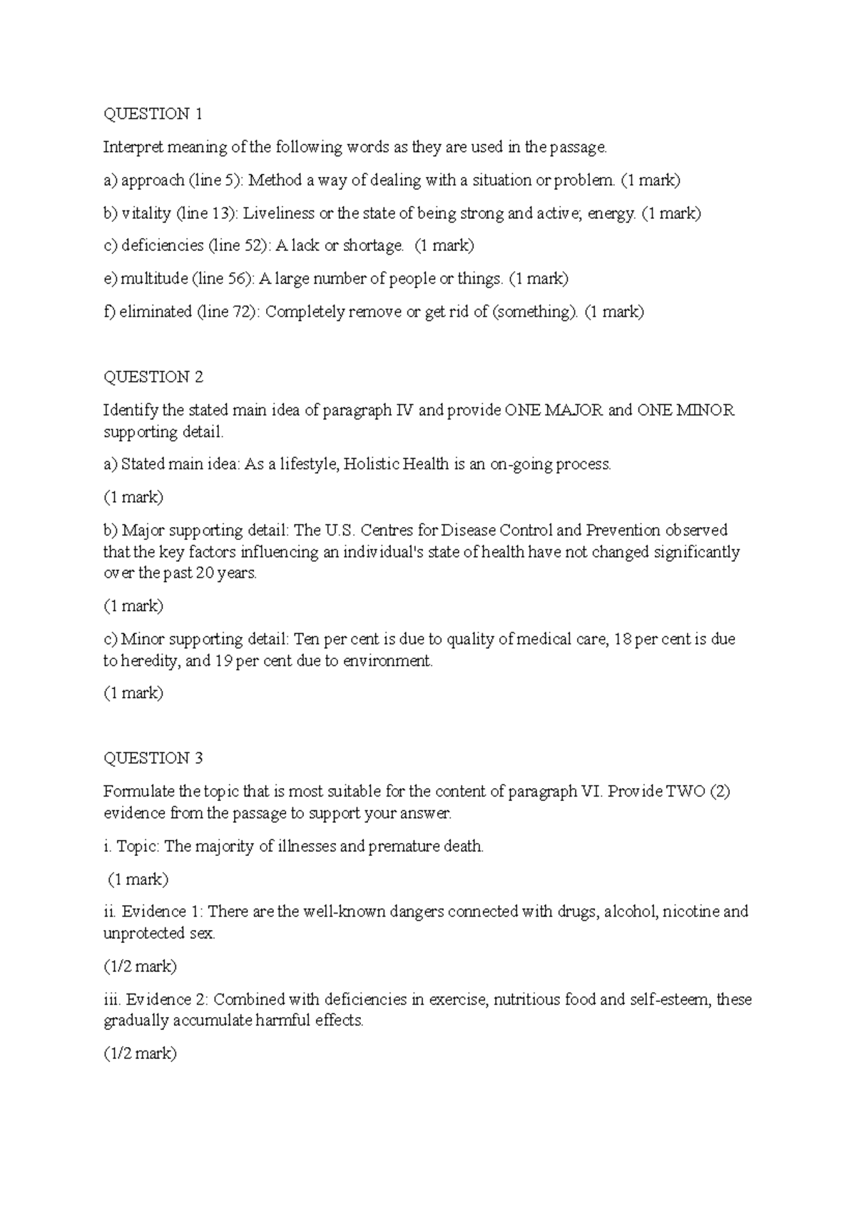 ELC501 JUN2020 - for making a report for elc - Interpret meaning of the ...