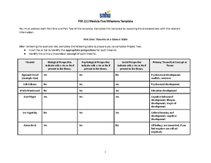 Abnormal Psych Project One Completed - PSY 215 Project One Template Use ...