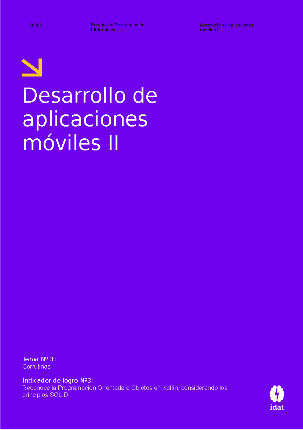 Tema 3 - kotlin - TEMA 01 Teoría de los TEMA Nº3: Desarrollo de ...
