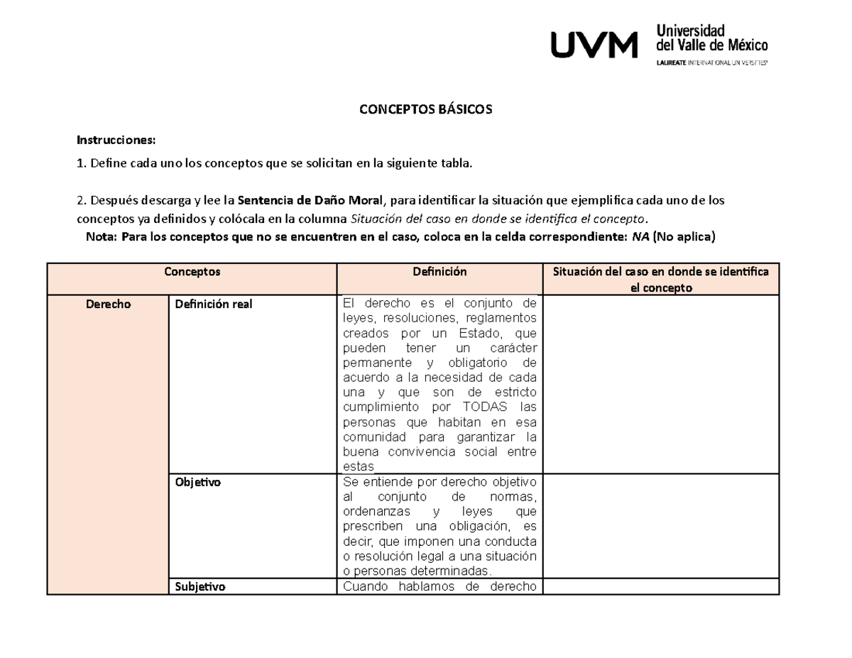 Conceptos Basicos ID - y8iñuyi - CONCEPTOS BÁSICOS Instrucciones: 1 ...