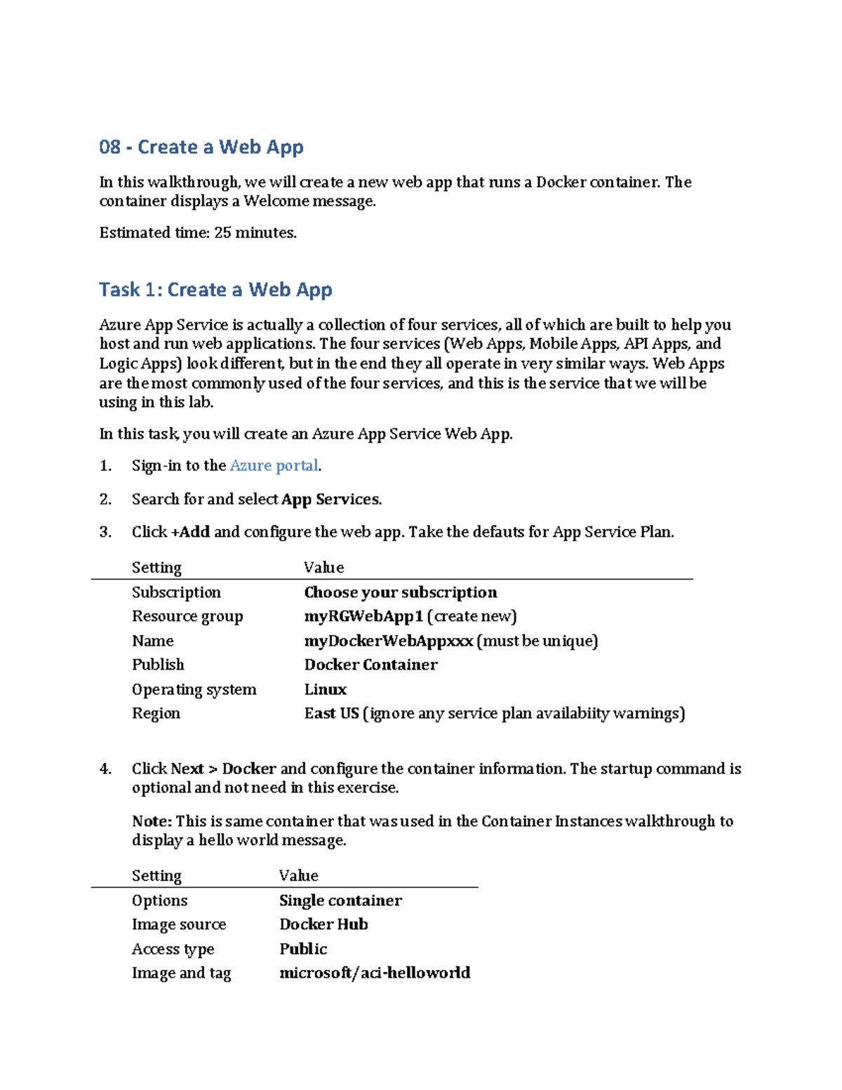 08-Create a Web App - Application template - 08 - Create a Web App In ...