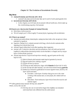 Chapter 16 Textbook Notes - Chapter 16- Microbial Life: Prokaryotes and ...