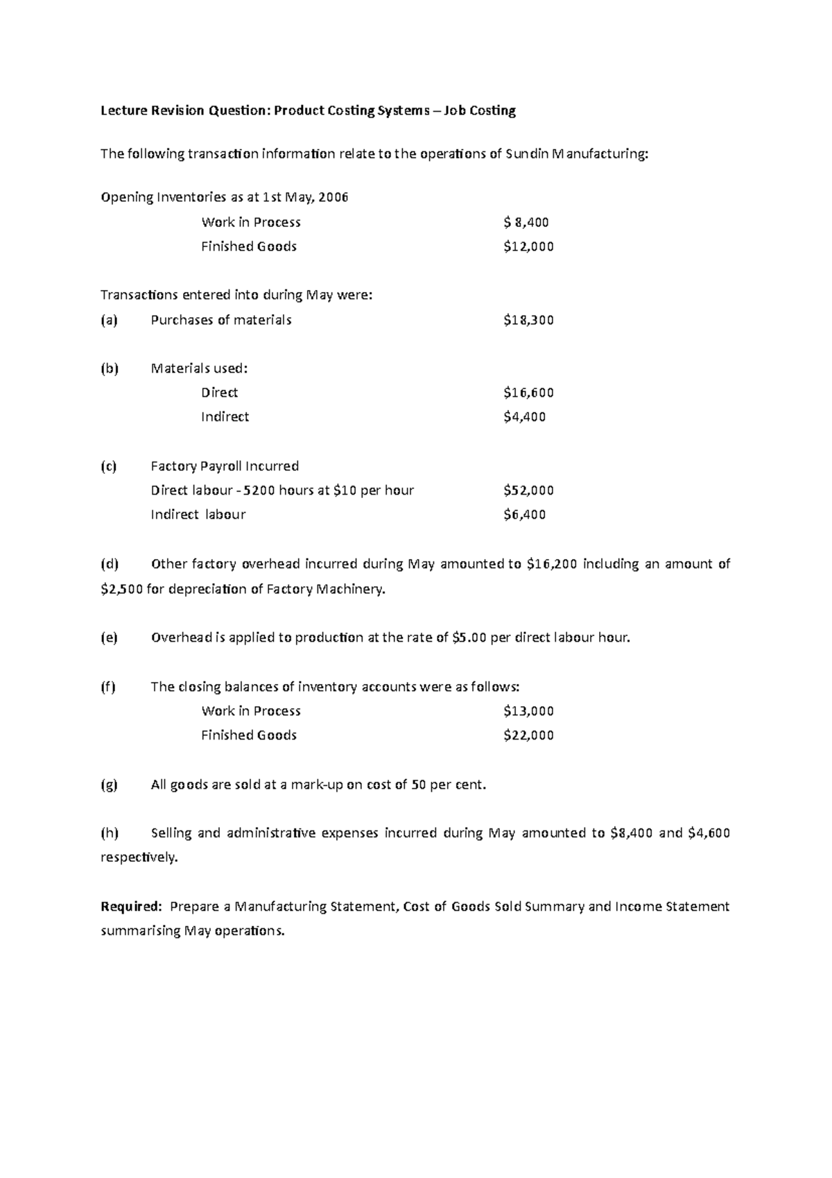 CMS Lecture 03 - Lecture Revision Question - Lecture Revision Question ...