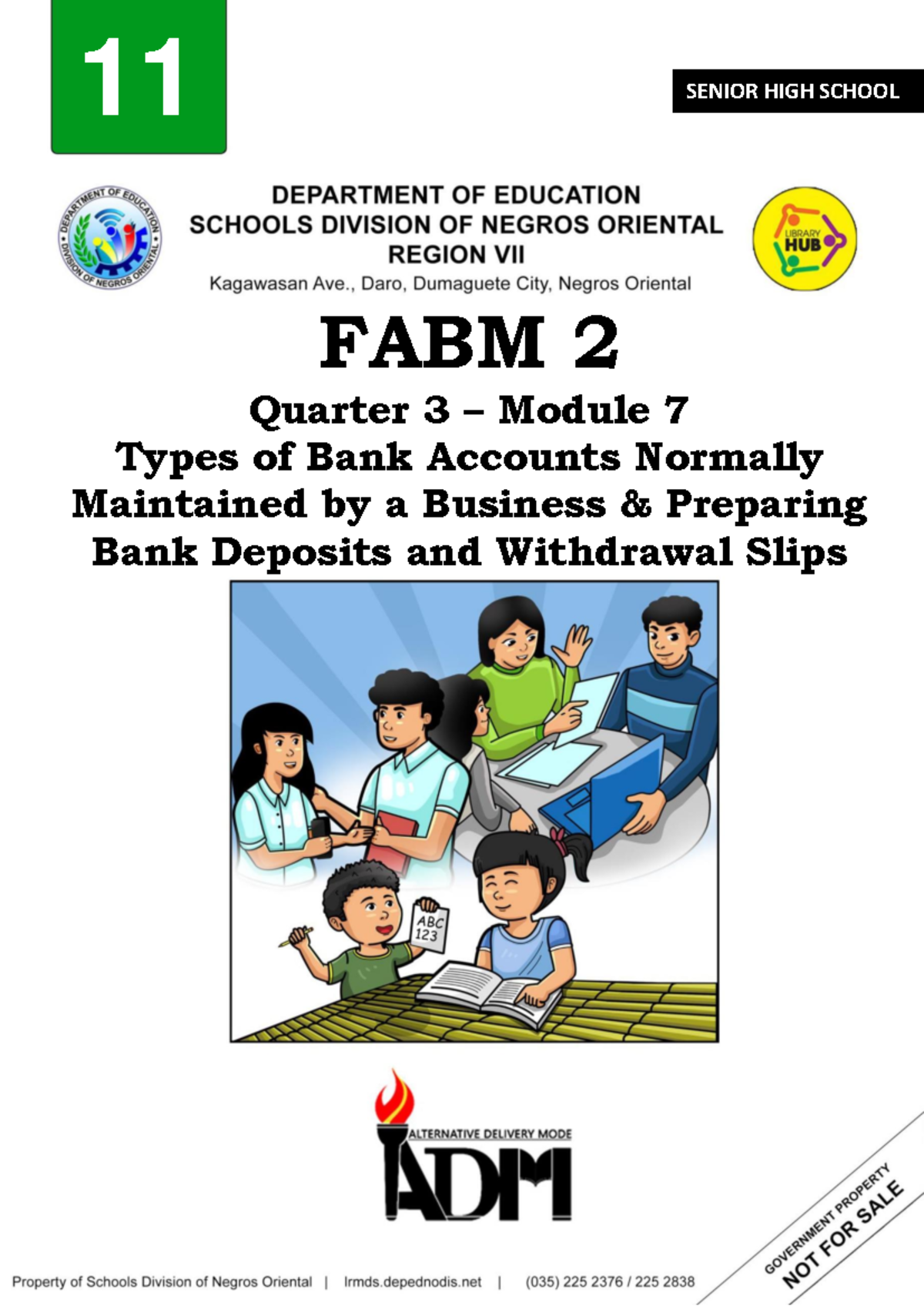 Module-7-fabm2 compress - 11 FABM 2 Quarter 3 – Module 7 Types of Bank ...