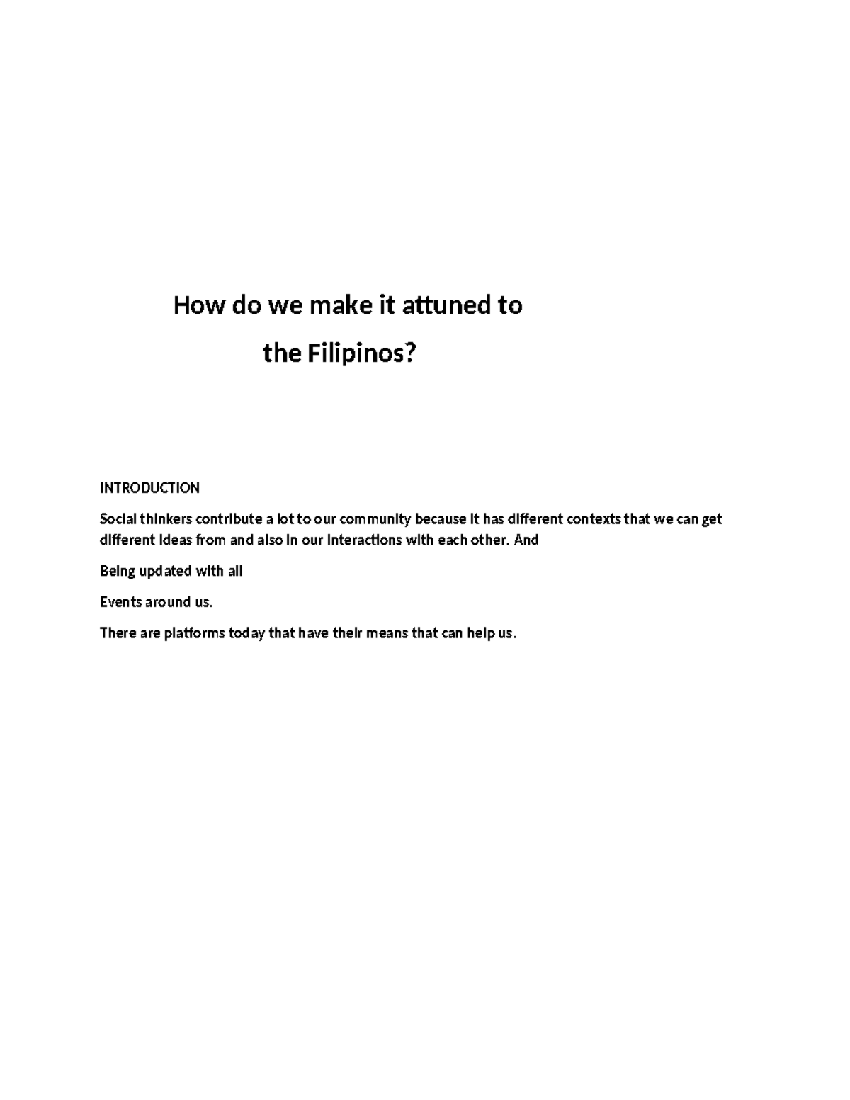 Document - Summary Humanities and Social Sciences Strand (HUMSS) - How ...