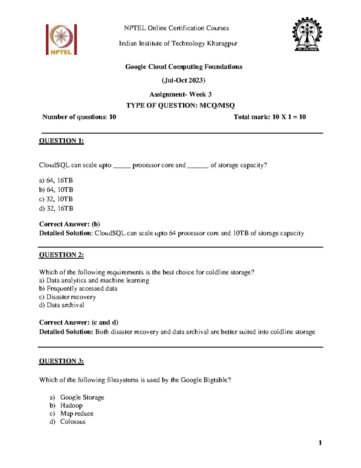 Cloud 3 - referer - Indian Institute of Technology Kharagpur Google ...