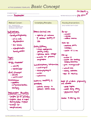 Basic Concept - SVT - ATI Templates - NUR 445 - ACTIVE LEARNING ...