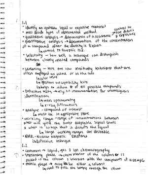 Mass spectrometry - My Professor was Kenyon Evans-Nguyen, these are ...