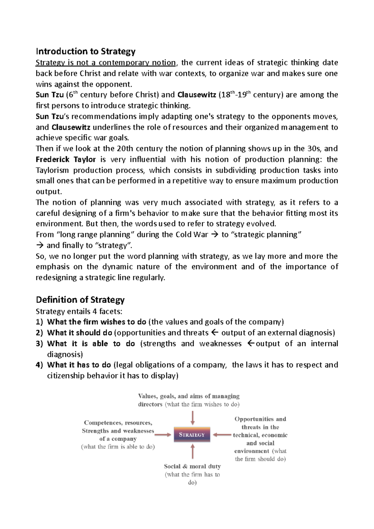 Introduction to Strategy + Pestel - Introduction to Strategy Strategy ...