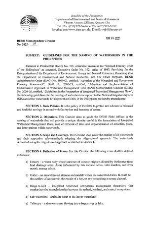 Guidelines FOR THE Processing AND Issuance OF Special Patents FOR ...