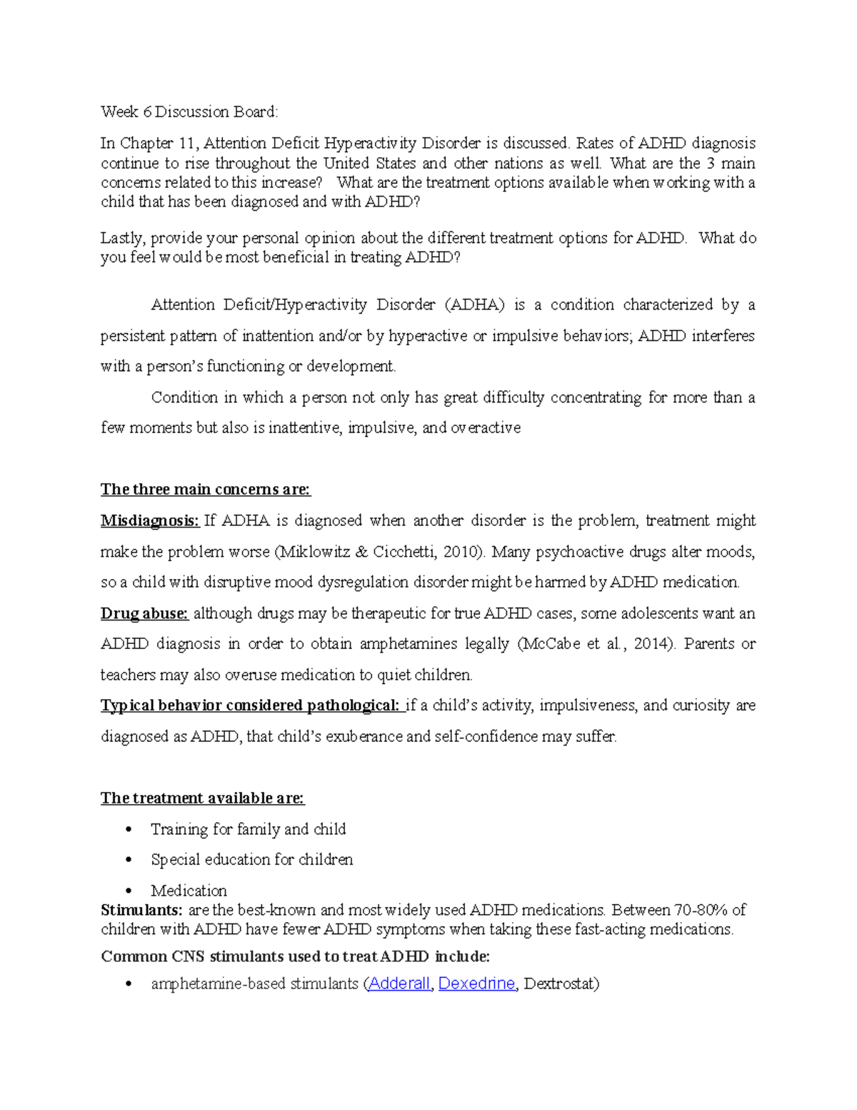 Week 6 Discussion Board - Week 6 Discussion Board: In Chapter 11 ...